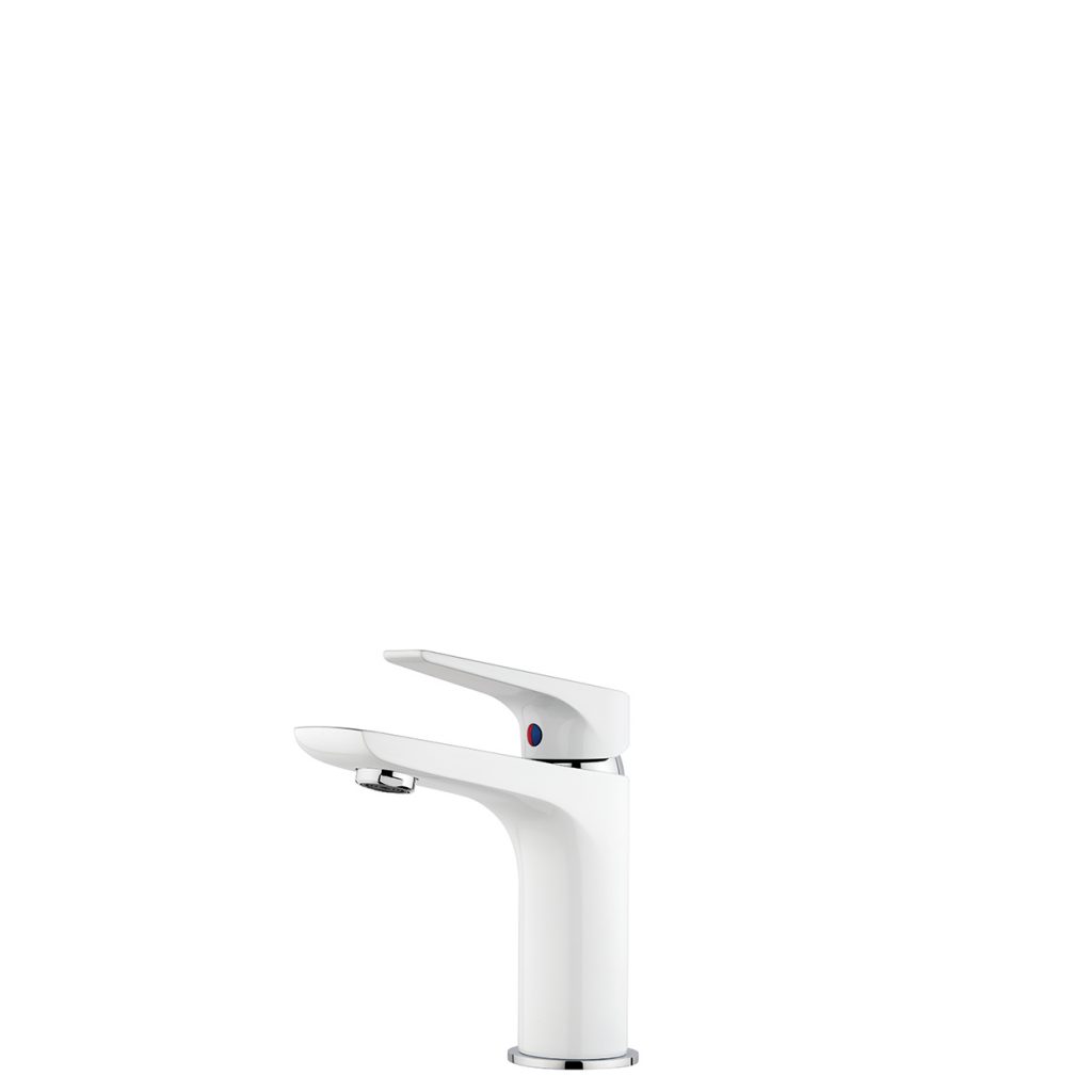 SOLITAIRE Basin Mixer White/Chrome - Obsolete | FORENO. | Tapware made ...