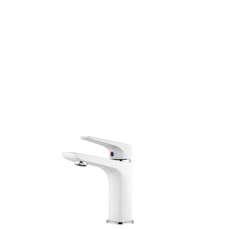 SOLITAIRE Basin Mixer White/Chrome - Obsolete | FORENO. | Tapware made ...